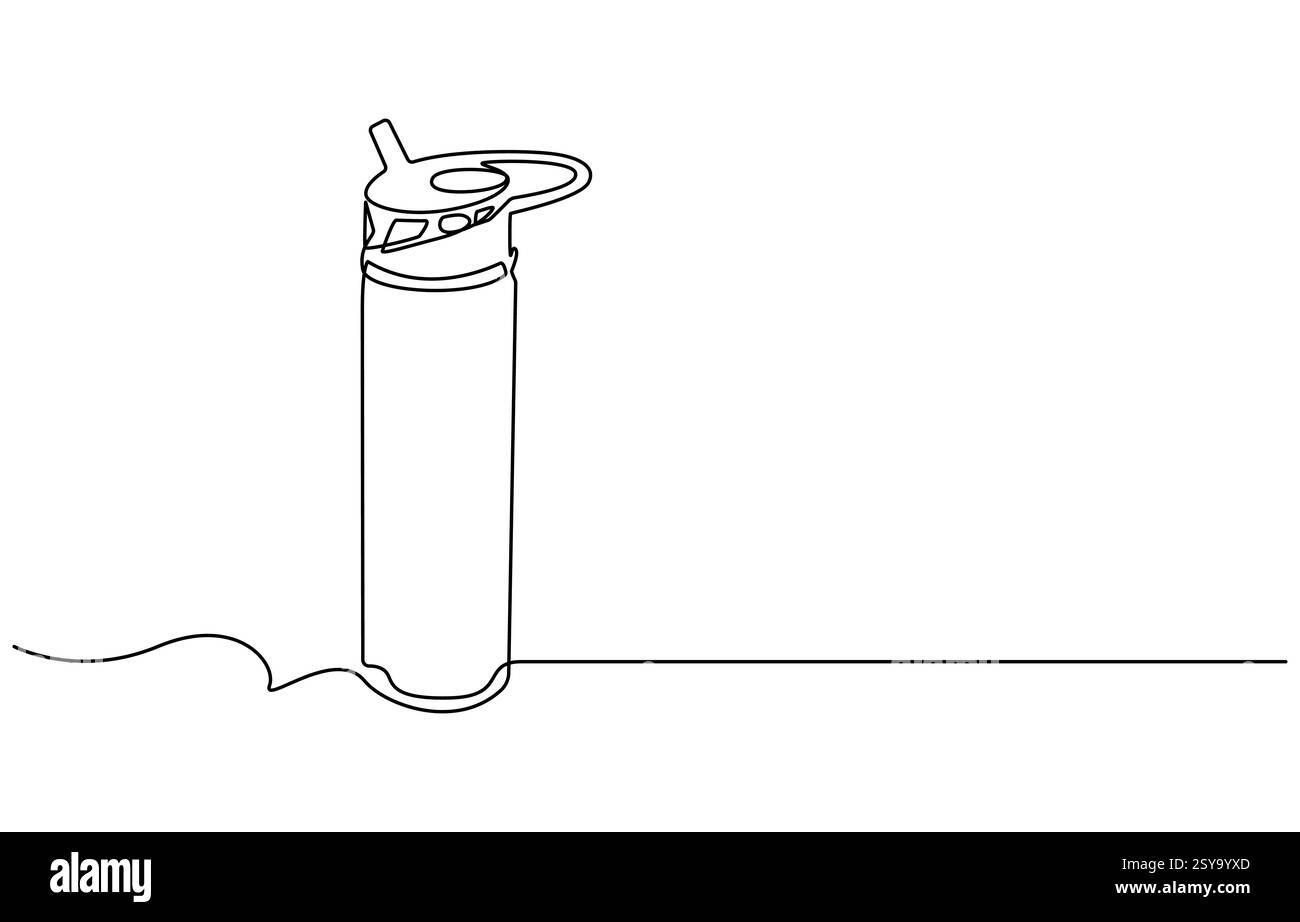 Baby bottle line art hi-res stock photography and images - Alamy