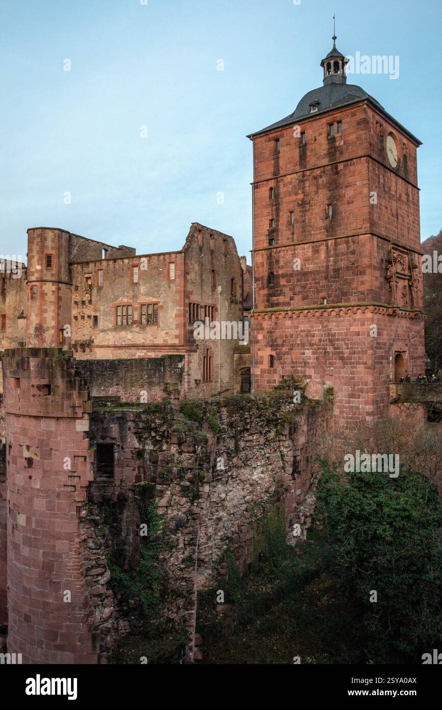 Views from the ruins of Heidelberg Castle in Germany Stock Photo - Alamy