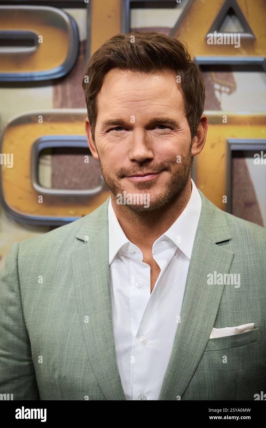 Madrid, Spain. 27th Feb, 2025. Chris Pratt attends a photocall for 'The ...