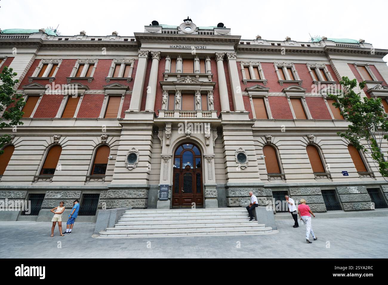 The National Museum of Serbia at t he Republic square in Belgrade ...