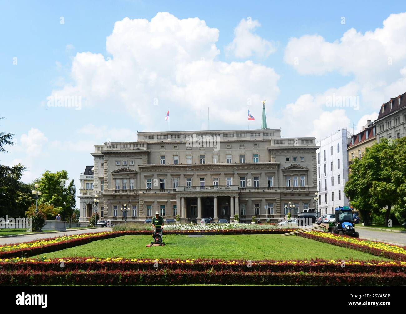 Garden architecture belgrade serbia hi-res stock photography and images ...