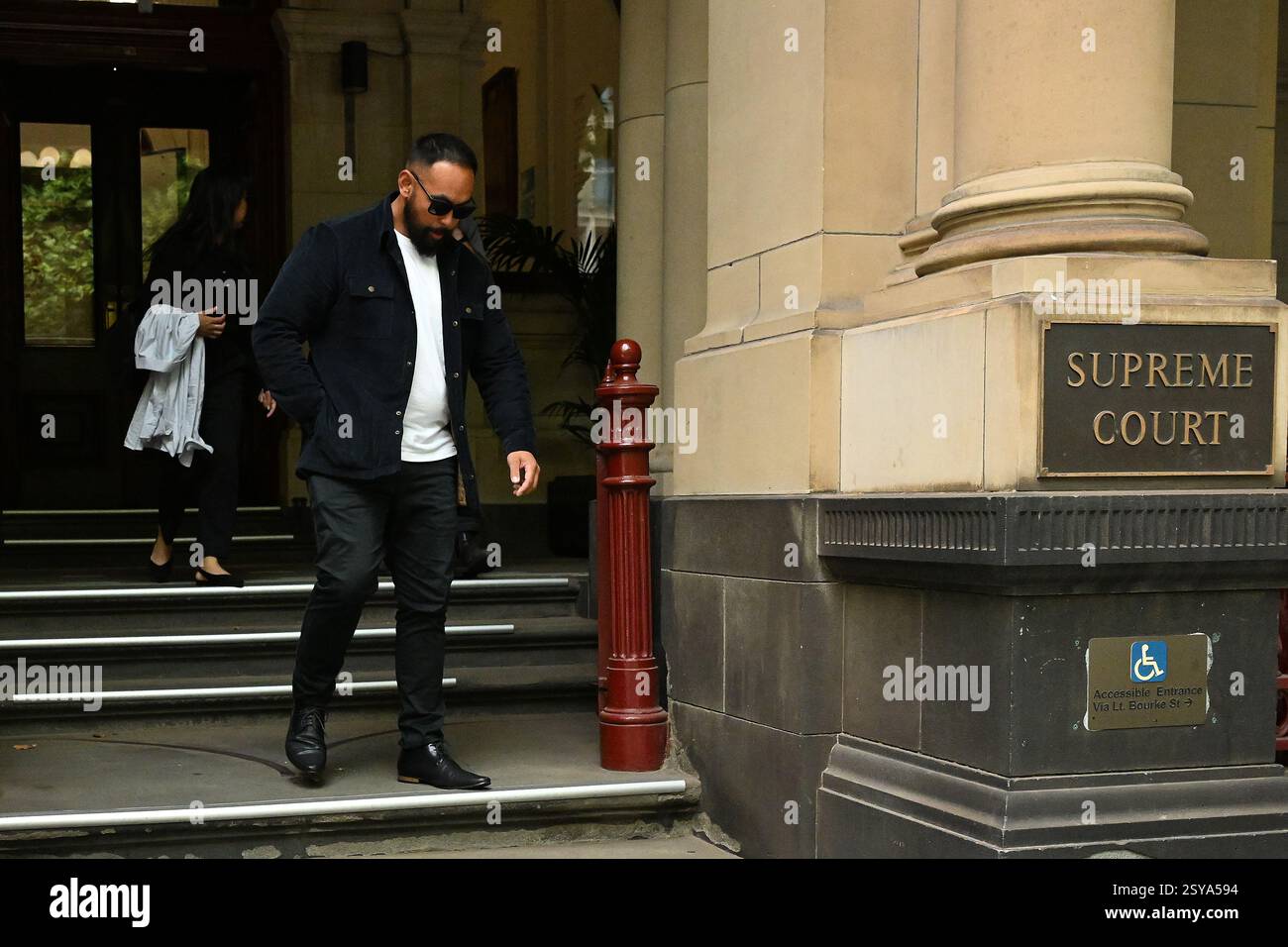 Melbourne, Australia. 28th Feb, 2025. Supporters of Jason Milhuisen ...