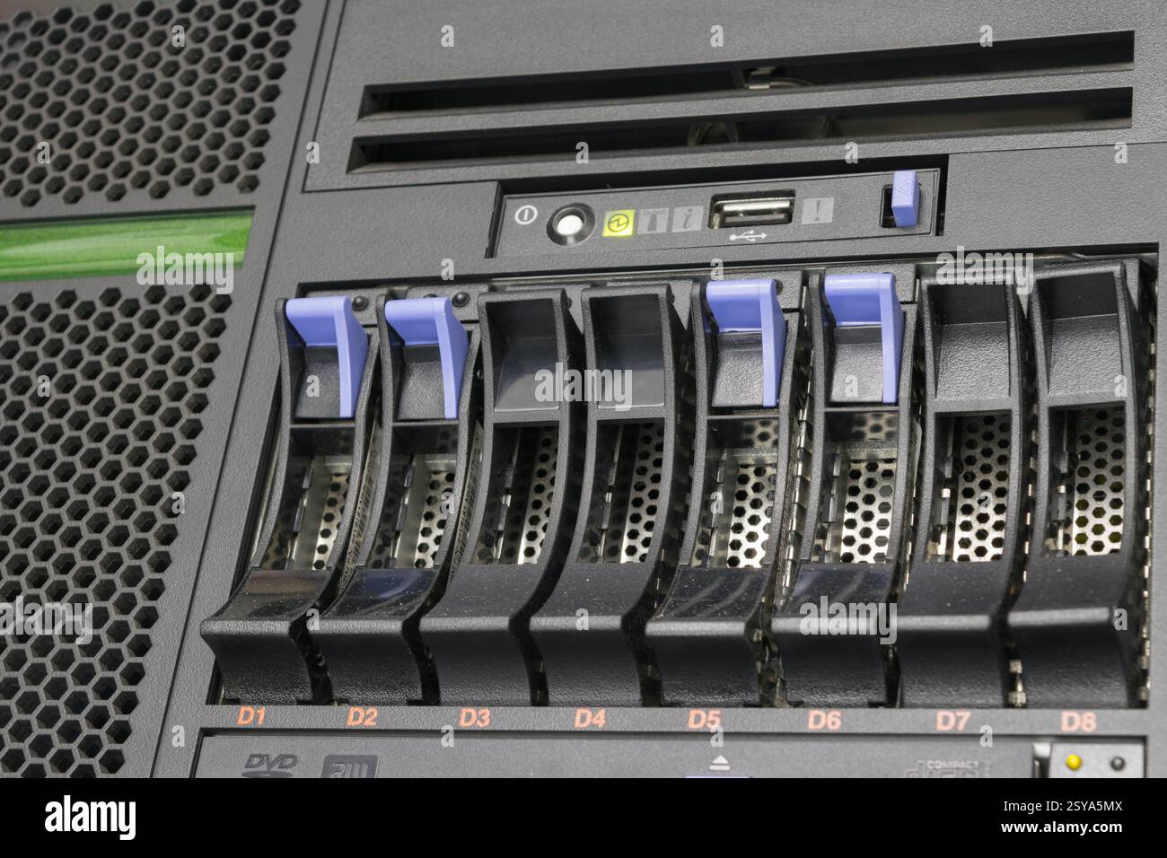 Computer Server and raid storage in datacenter Stock Photo - Alamy