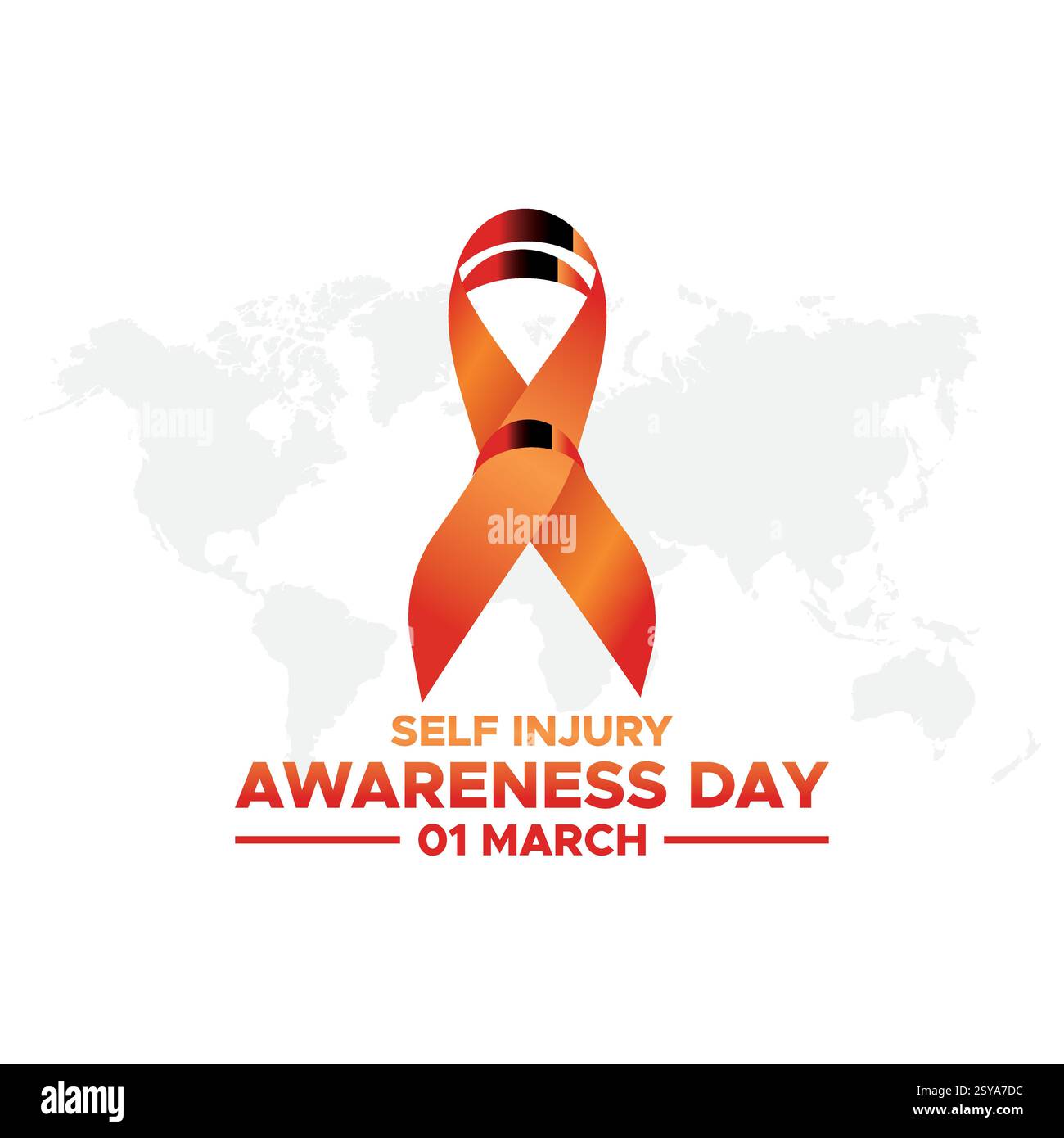vector graphic of Self-Injury Awareness Day good for national Self ...