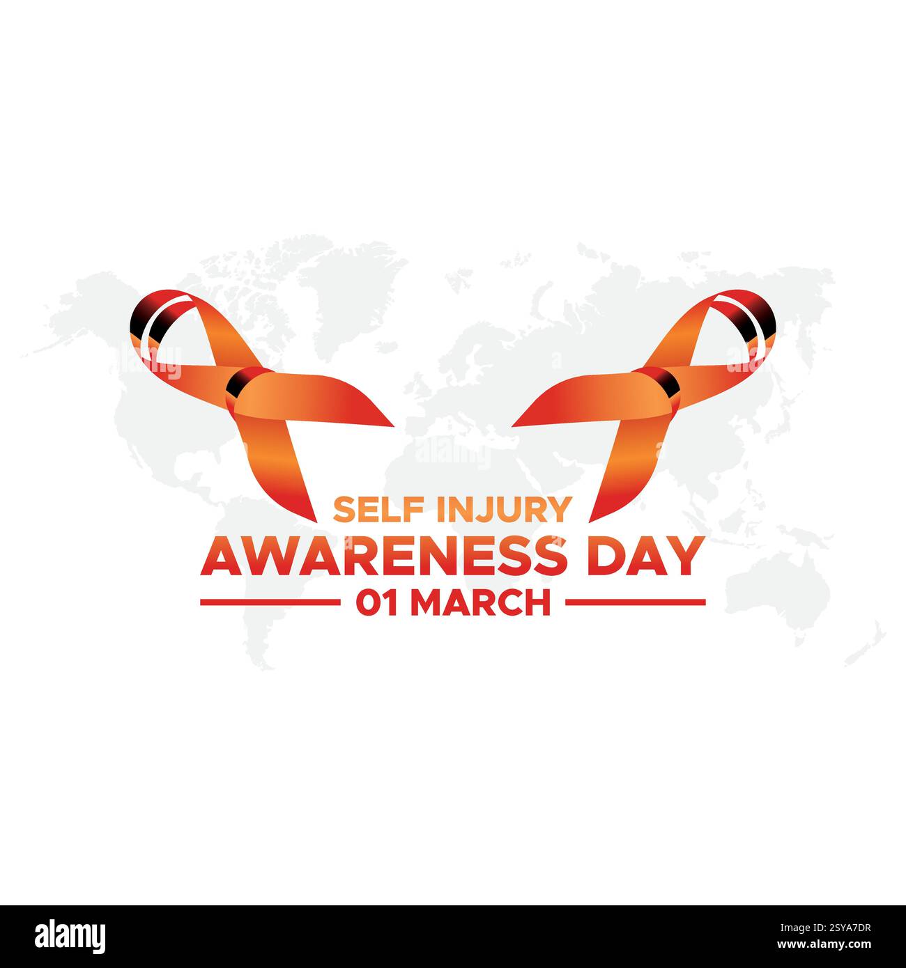 vector graphic of Self-Injury Awareness Day good for national Self ...