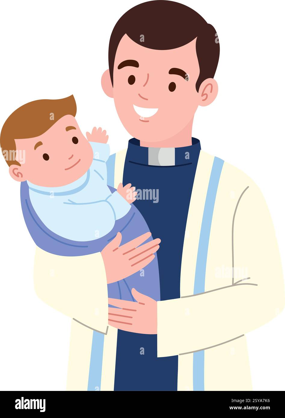 Baptism Baby Traditional Sacrament Stock Vector Image & Art - Alamy