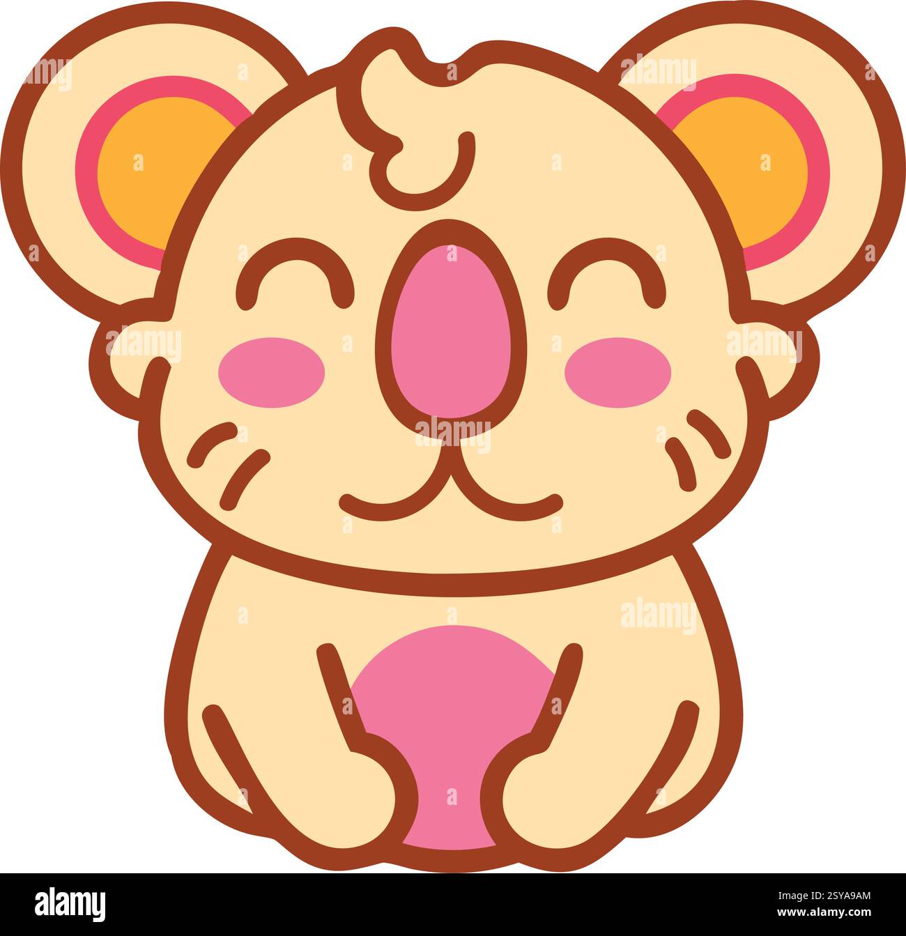 Koala kawaii cute animal icon Cut Out Stock Images & Pictures - Alamy