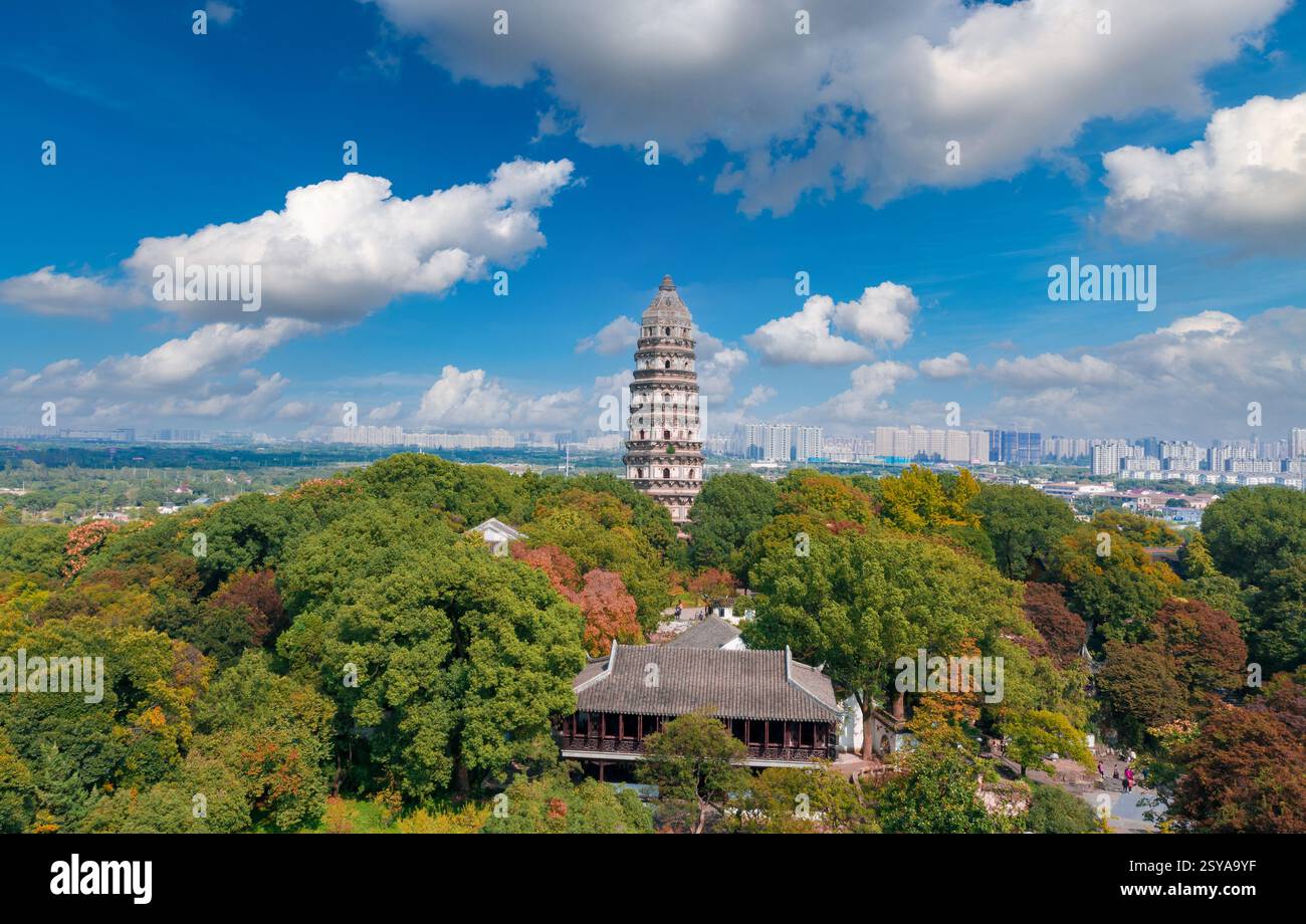 Tiger Hill Scenic Area, Suzhou City, Jiangsu Province, China, the world ...