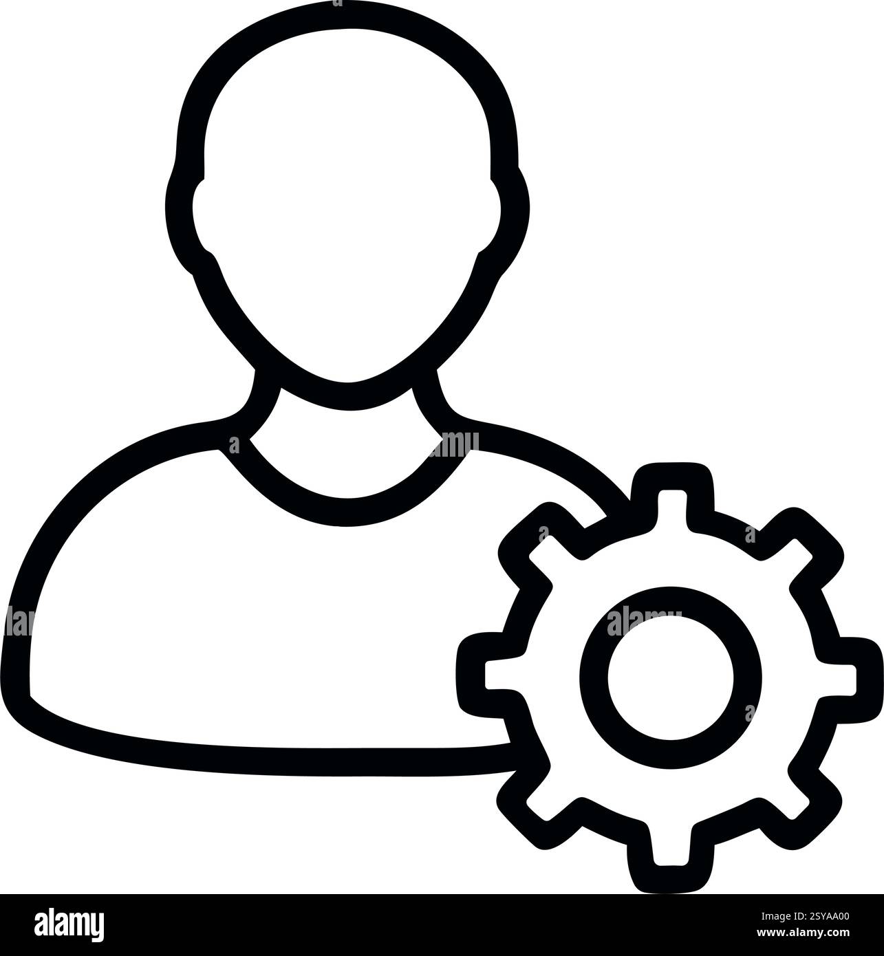 Admin Icon User Profile Settings Management Stock Vector Image & Art ...