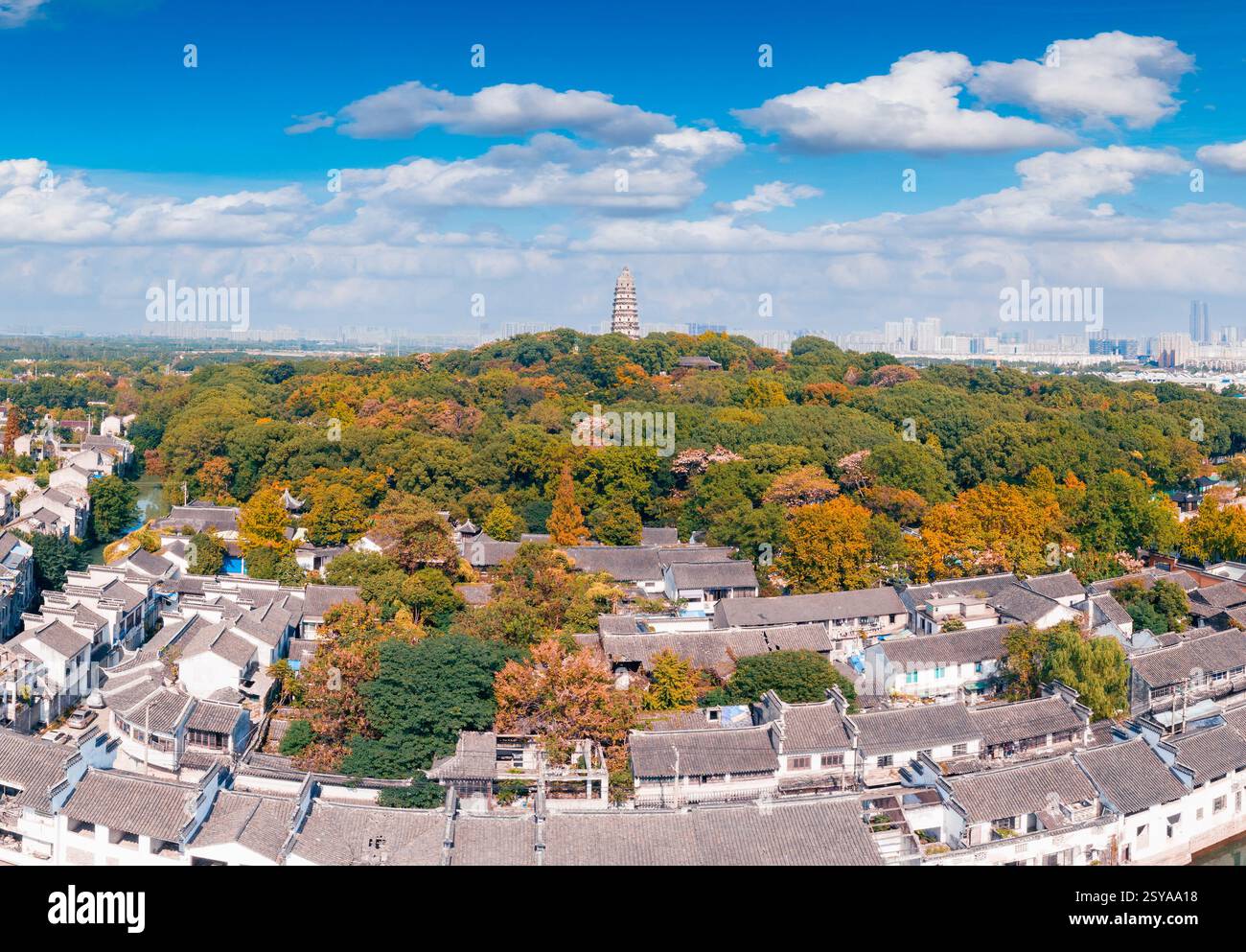 Tiger Hill Scenic Area, Suzhou City, Jiangsu Province, China, the world ...