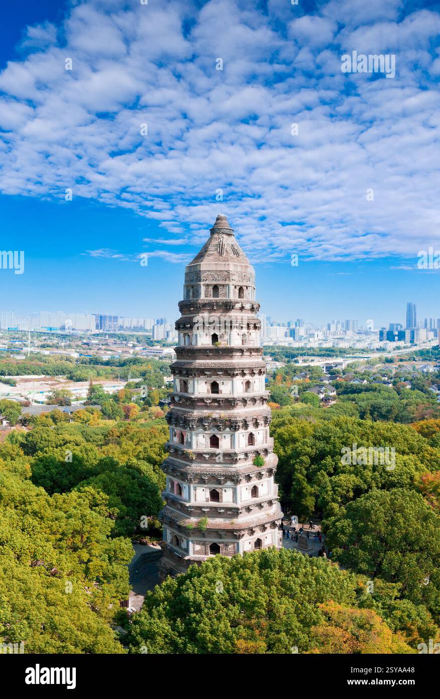 Tiger Hill Scenic Area, Suzhou City, Jiangsu Province, China, the world ...