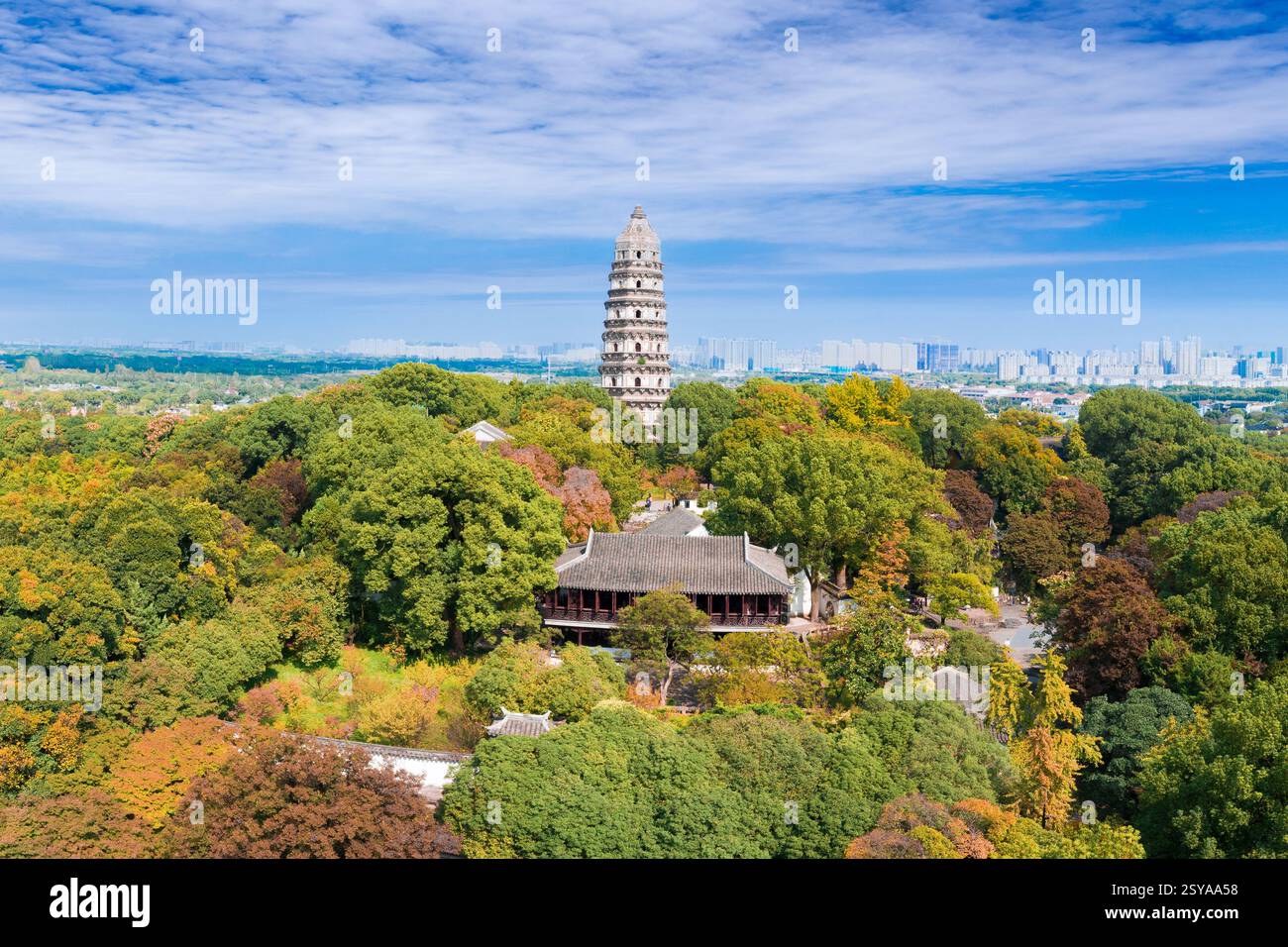 Tiger Hill Scenic Area, Suzhou City, Jiangsu Province, China, the world ...