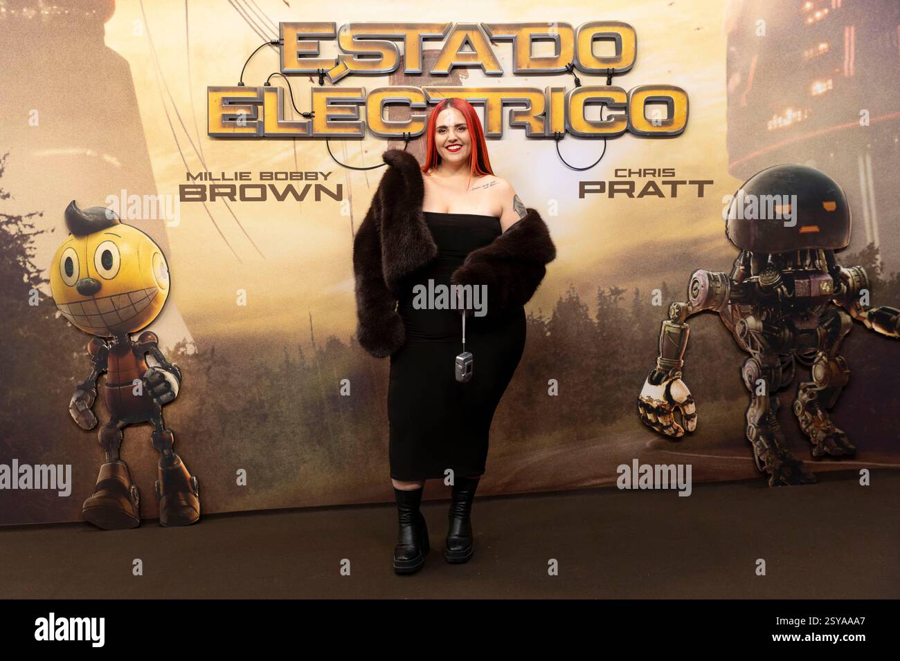 Andrea Compton attended "The Electric State" Premiere at Callao Cinema ...