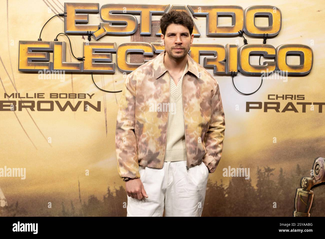 Diego Matamoros attended "The Electric State" Premiere at Callao Cinema ...