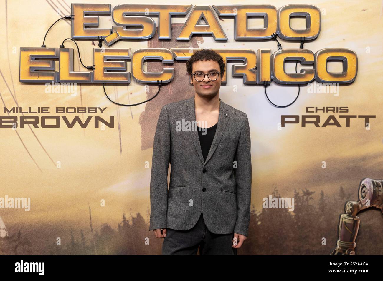 Kiro Ebra attended "The Electric State" Premiere at Callao Cinema on ...