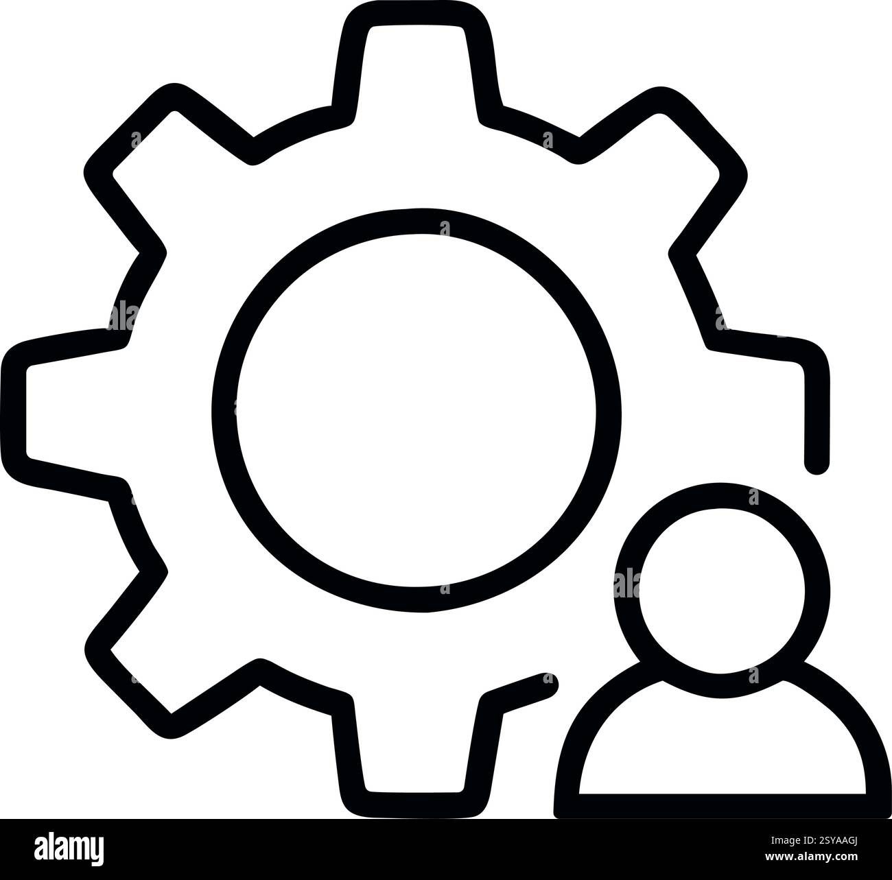 Admin Icon Gear Configuration System Settings Stock Vector Image & Art ...