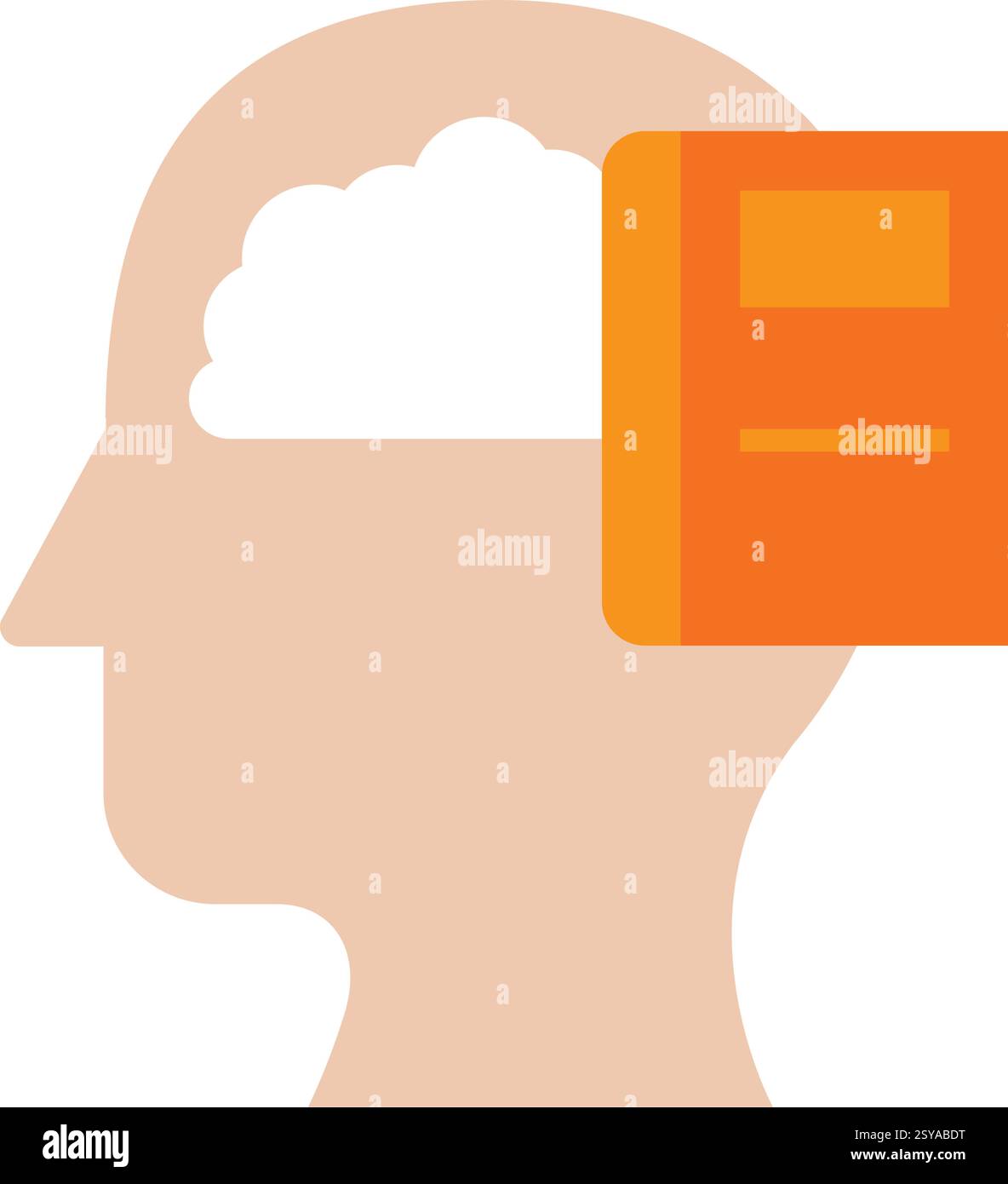 Mind Reading Brain Reading Book Stock Vector Image & Art - Alamy