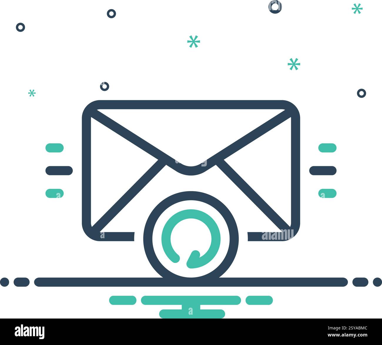 Webmail symbol Stock Vector Images - Alamy