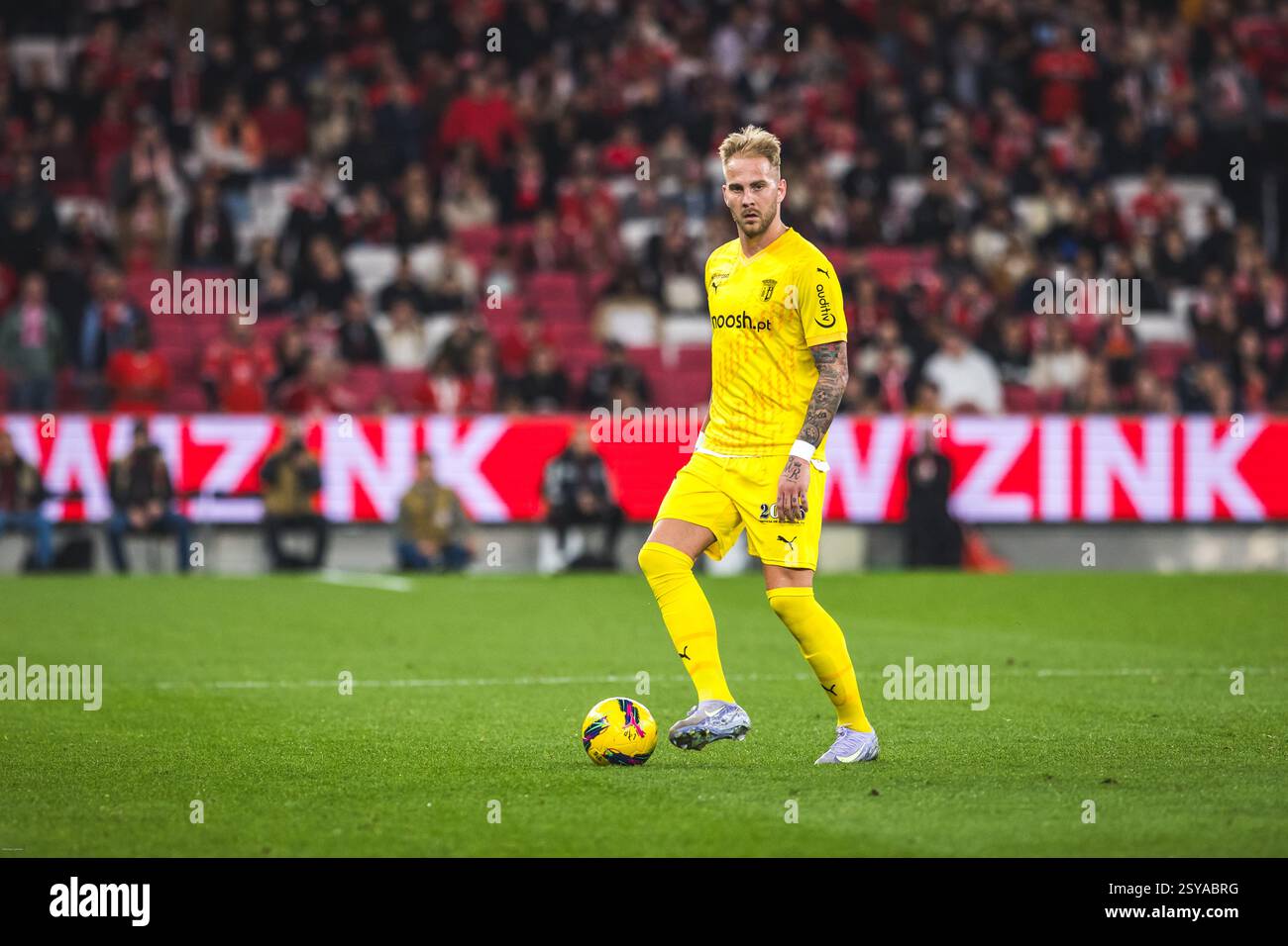 Uros Racic of SC Braga in action during the Portuguese Cup match ...