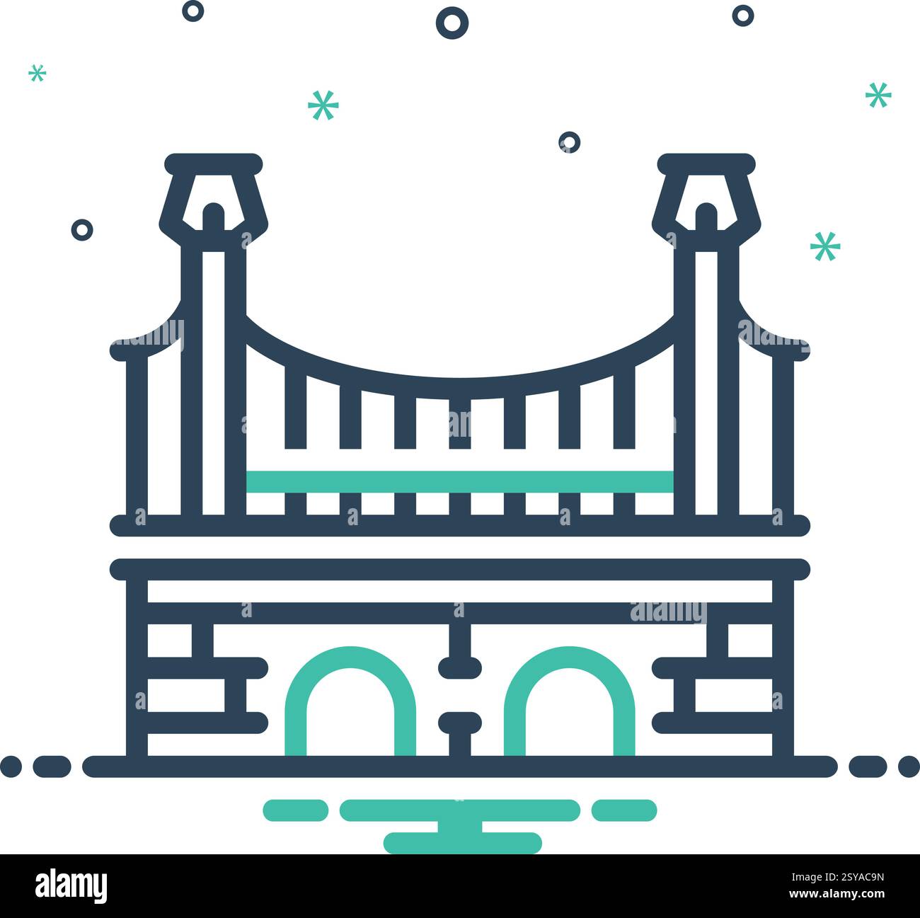 River overpass Stock Vector Images - Alamy