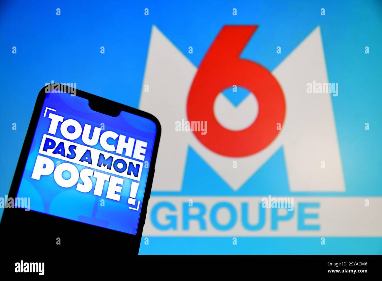 In this photo illustration, End of the TPMP television show on the C8 ...