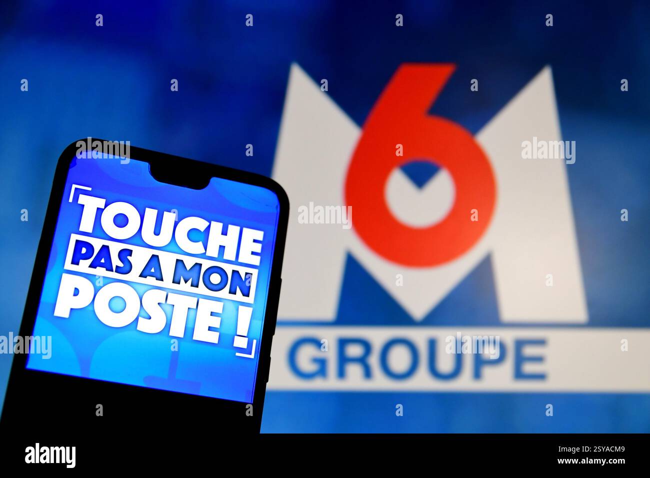 In this photo illustration, End of the TPMP television show on the C8 ...