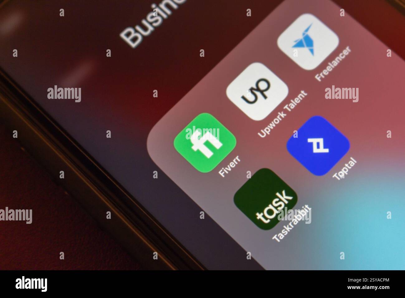 Fiverr, Upwork, Freelancer.com, Taskrabbit and Toptal icons are ...