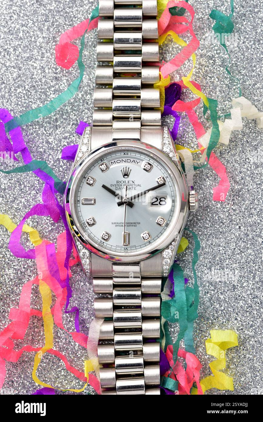 Rolex Swiss Luxury Watches Stock Photo - Alamy