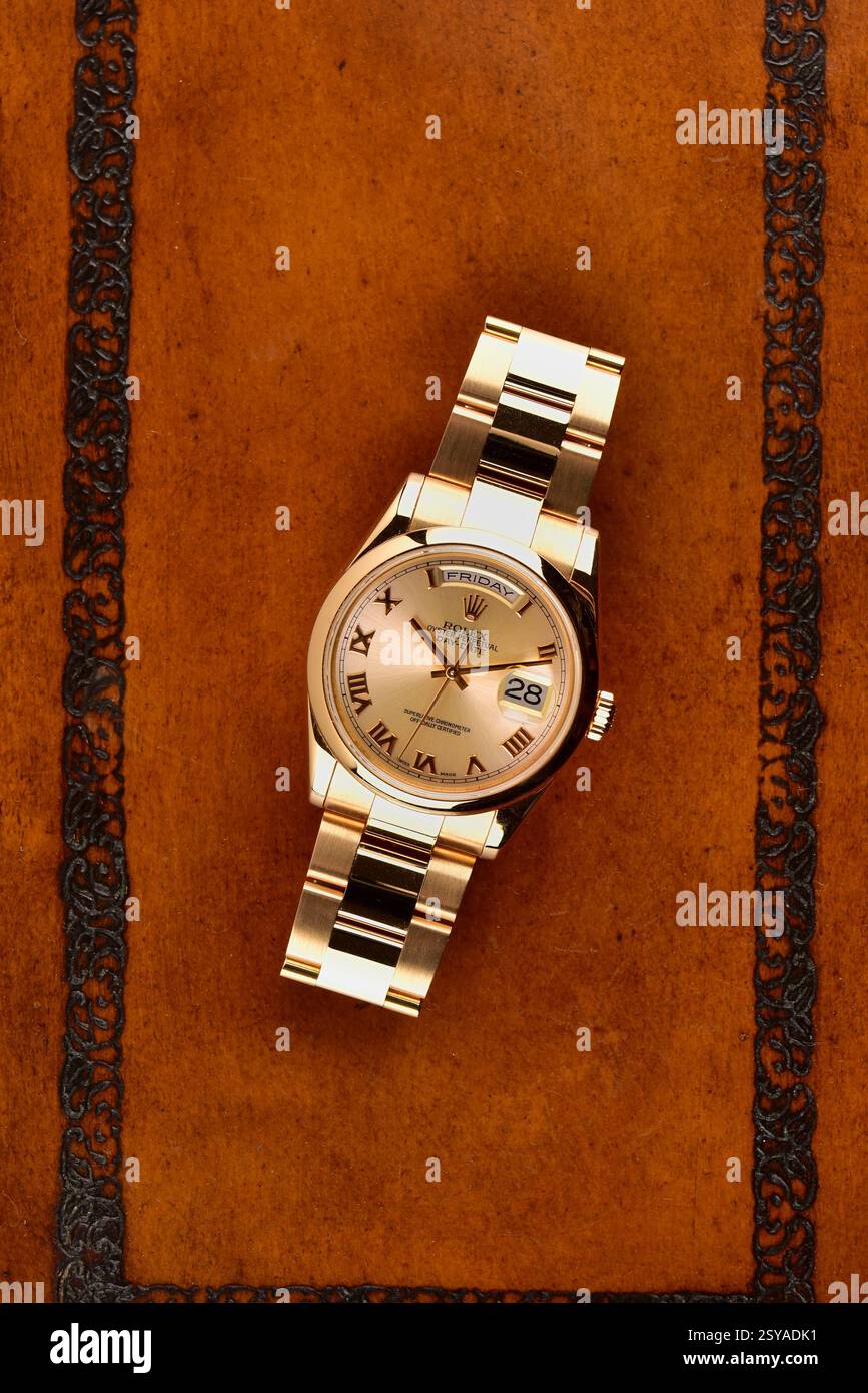 Rolex Swiss Luxury Watches Stock Photo - Alamy