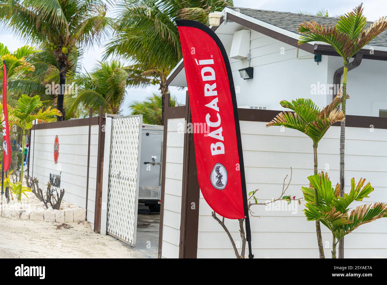 January 20 2025 - Great Stirrup Cay Bahamas - Bacardi rum promotional ...
