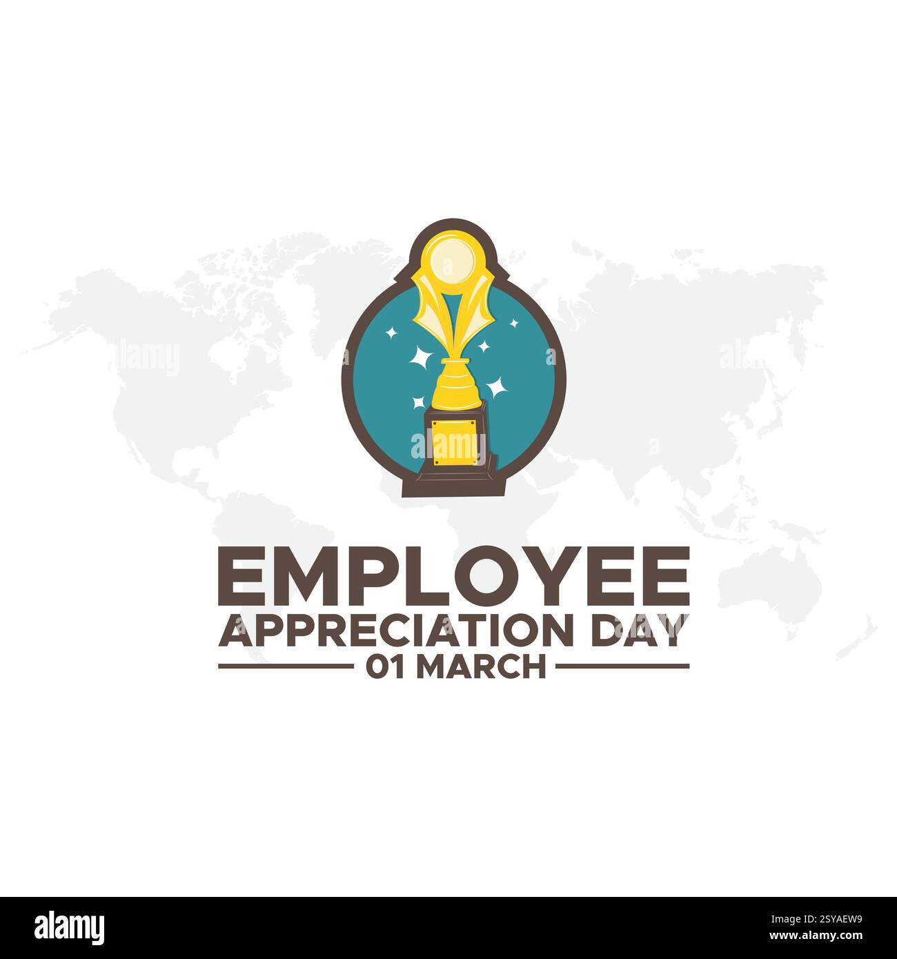 Happy Employee Appreciation Day March Celebration Vector Design ...