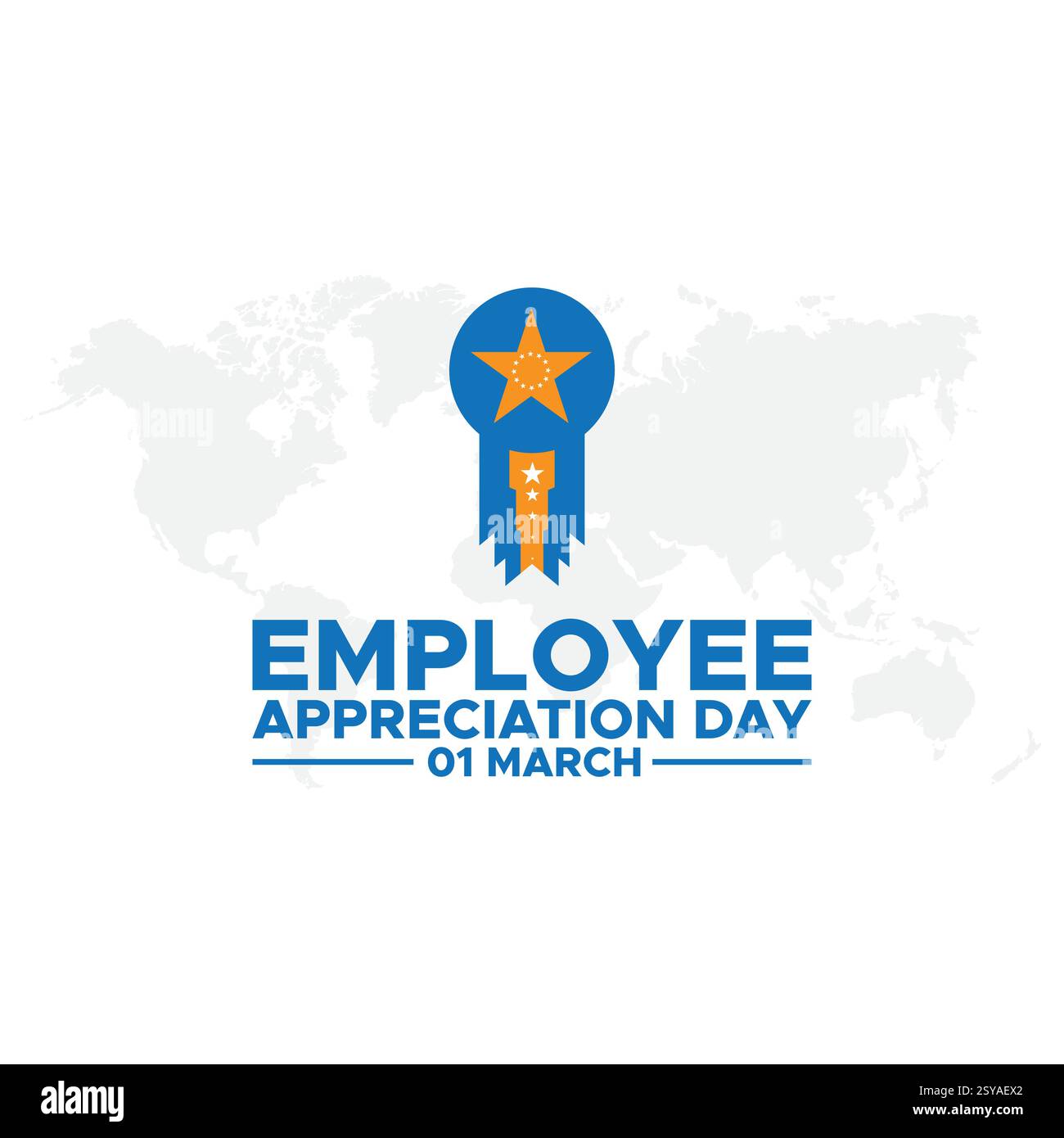 Happy Employee Appreciation Day March Celebration Vector Design ...
