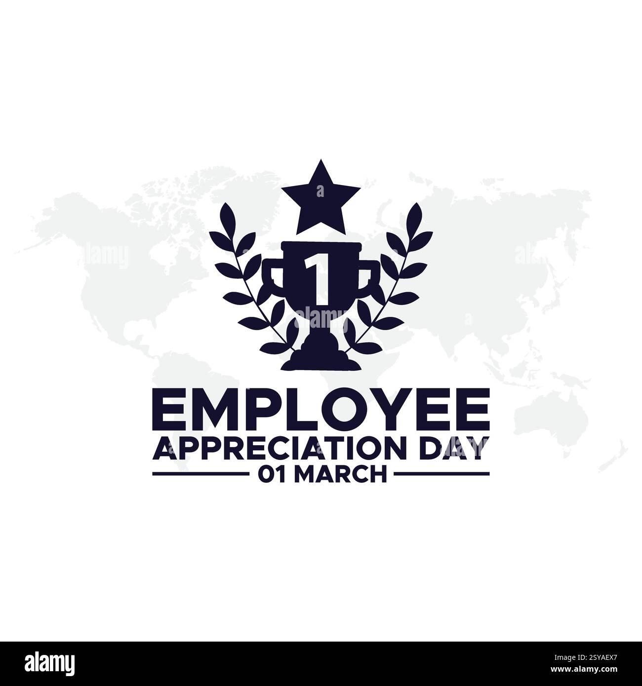 Happy Employee Appreciation Day March Celebration Vector Design ...