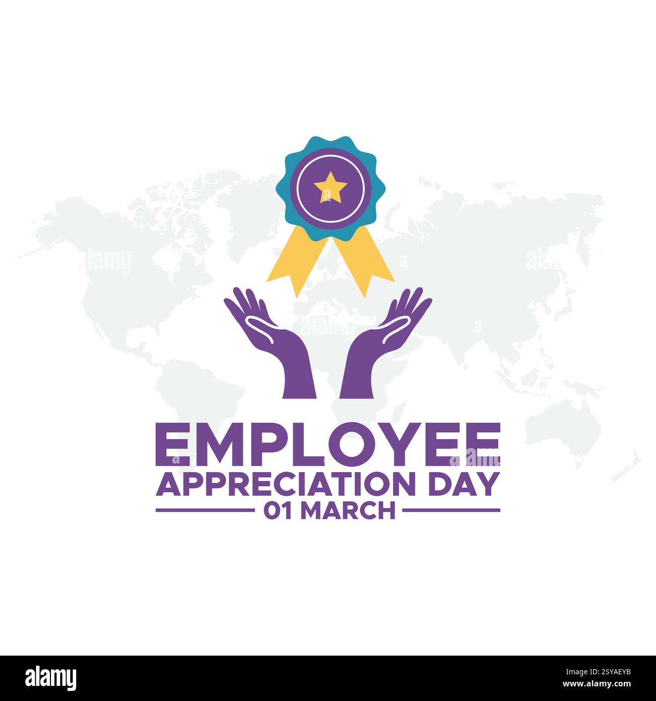 Happy Employee Appreciation Day March Celebration Vector Design ...