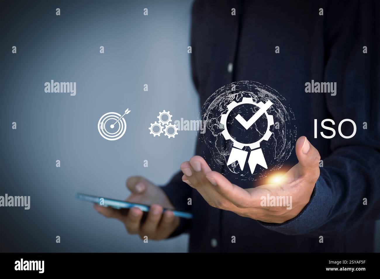 Quality certification concept,standards Quality Assurance,ISO Standard ...