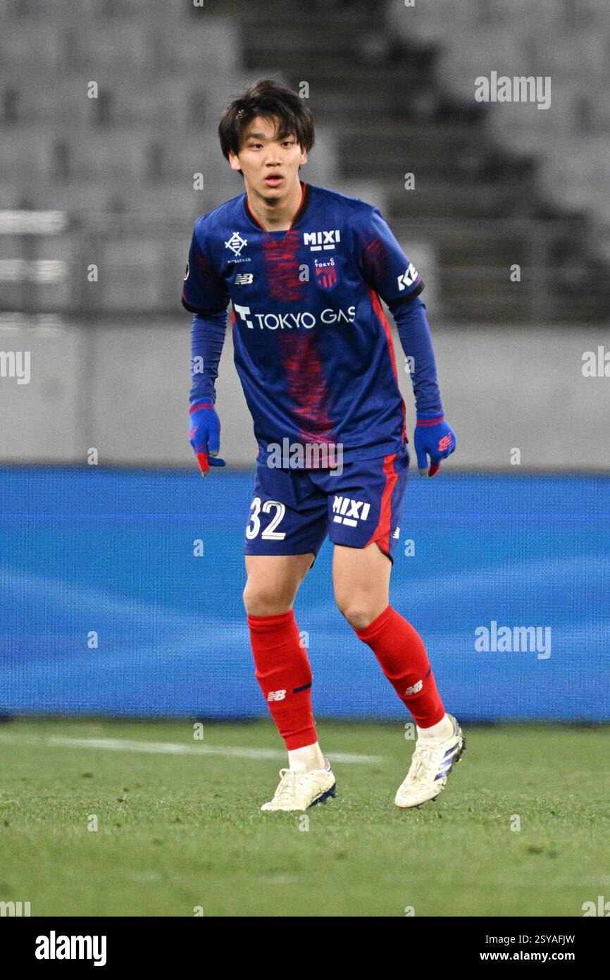 Ajinomoto Stadium, Tokyo, Japan. 26th Feb, 2025. Kanta Doi (FC Tokyo ...