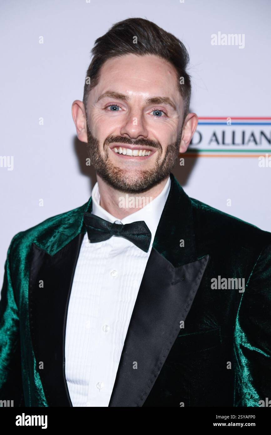 Los Angeles, USA. 27th Feb, 2025. Nick McCarthy walking the red carpet ...