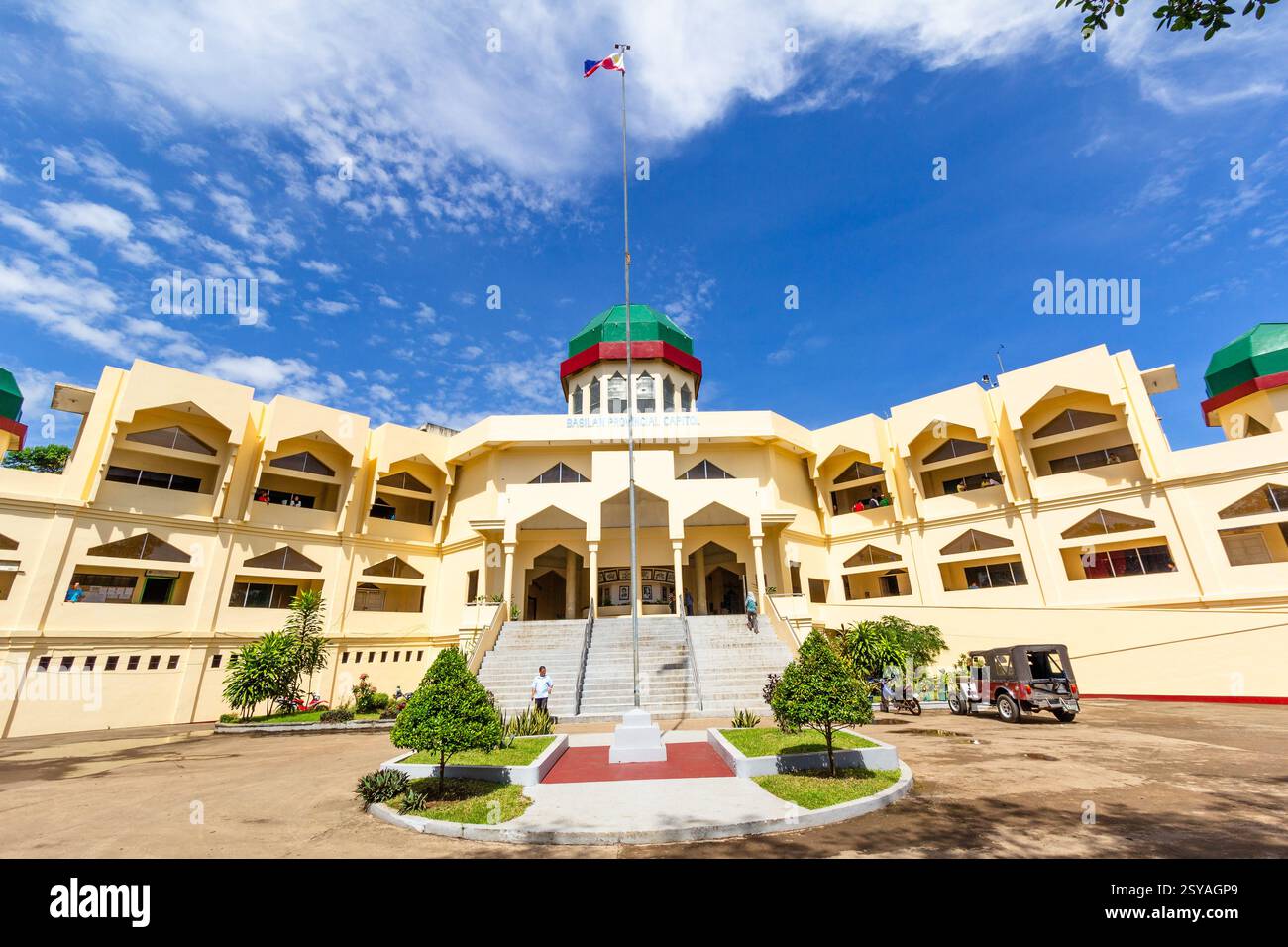 The Basilan Provincial Capitol Building in Isabela City, the capital of ...