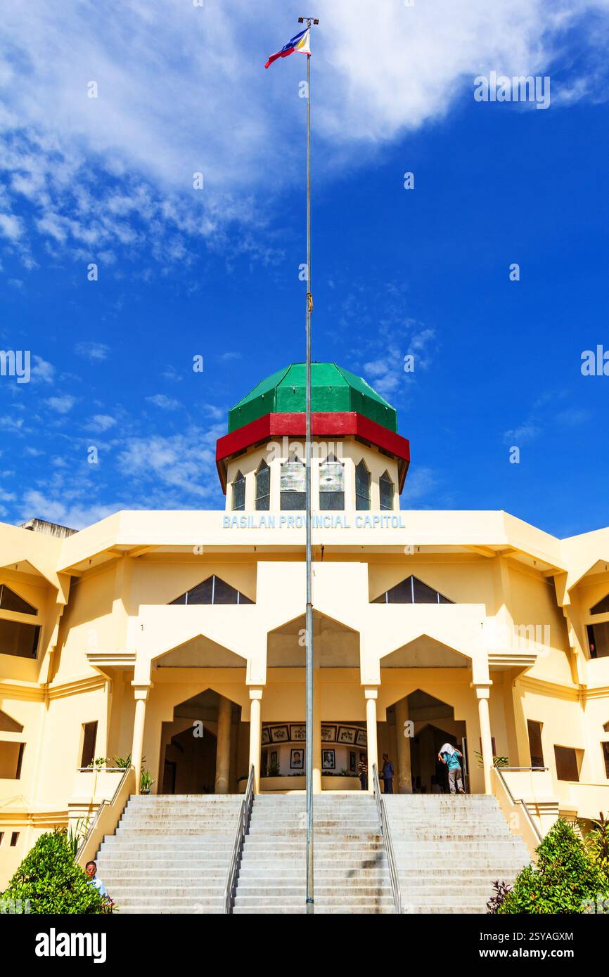 The Basilan Provincial Capitol Building in Isabela City, the capital of ...