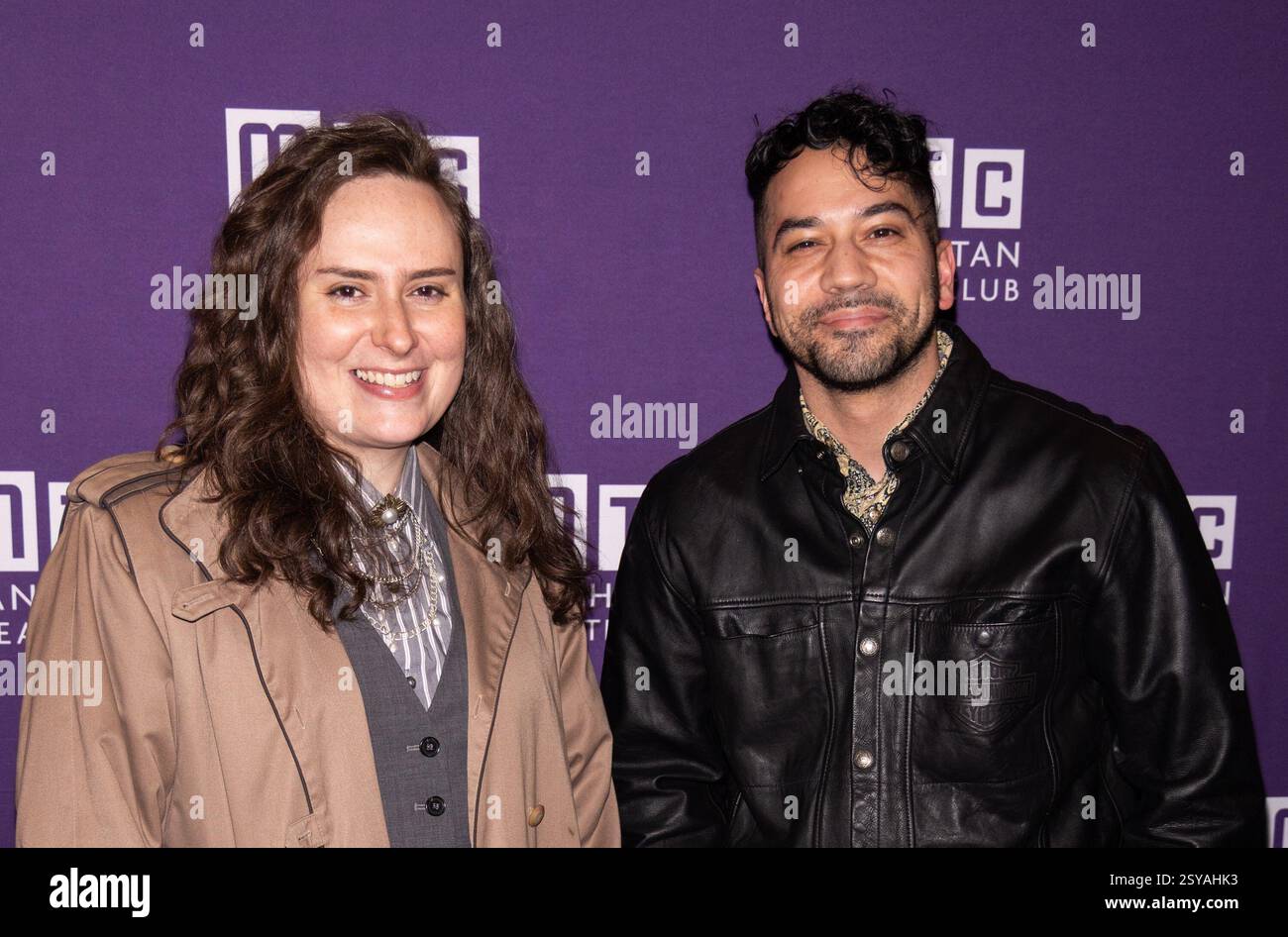 Ny. 27th Feb, 2025. Zoe Adams, Guest at arrivals for Manhattan Theatre ...
