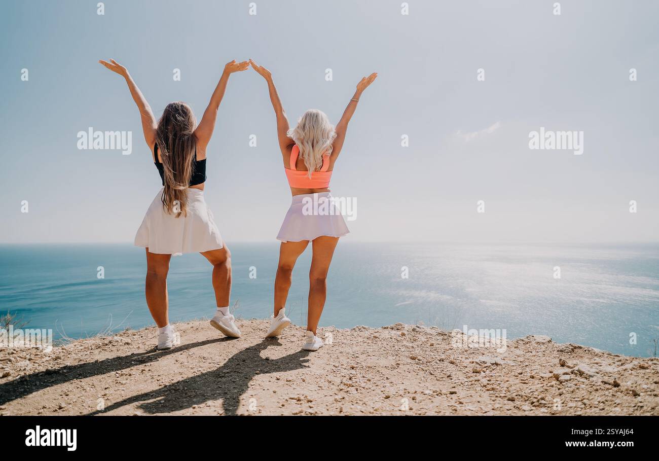 Serene ocean view two hi-res stock photography and images - Alamy