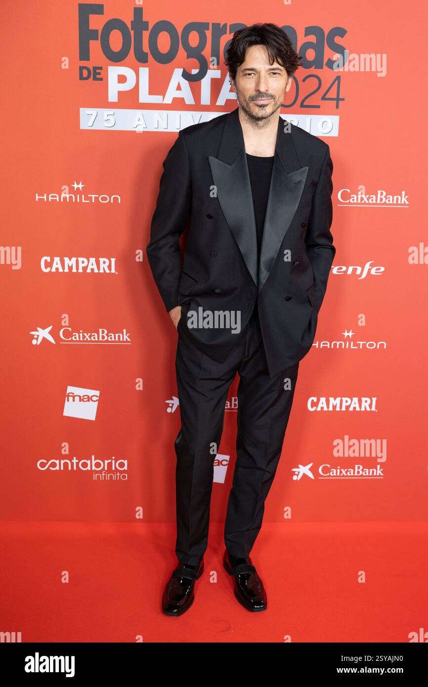Madrid, Spain. 24th Feb, 2025. Andres Velencoso attends the 'Fotogramas ...