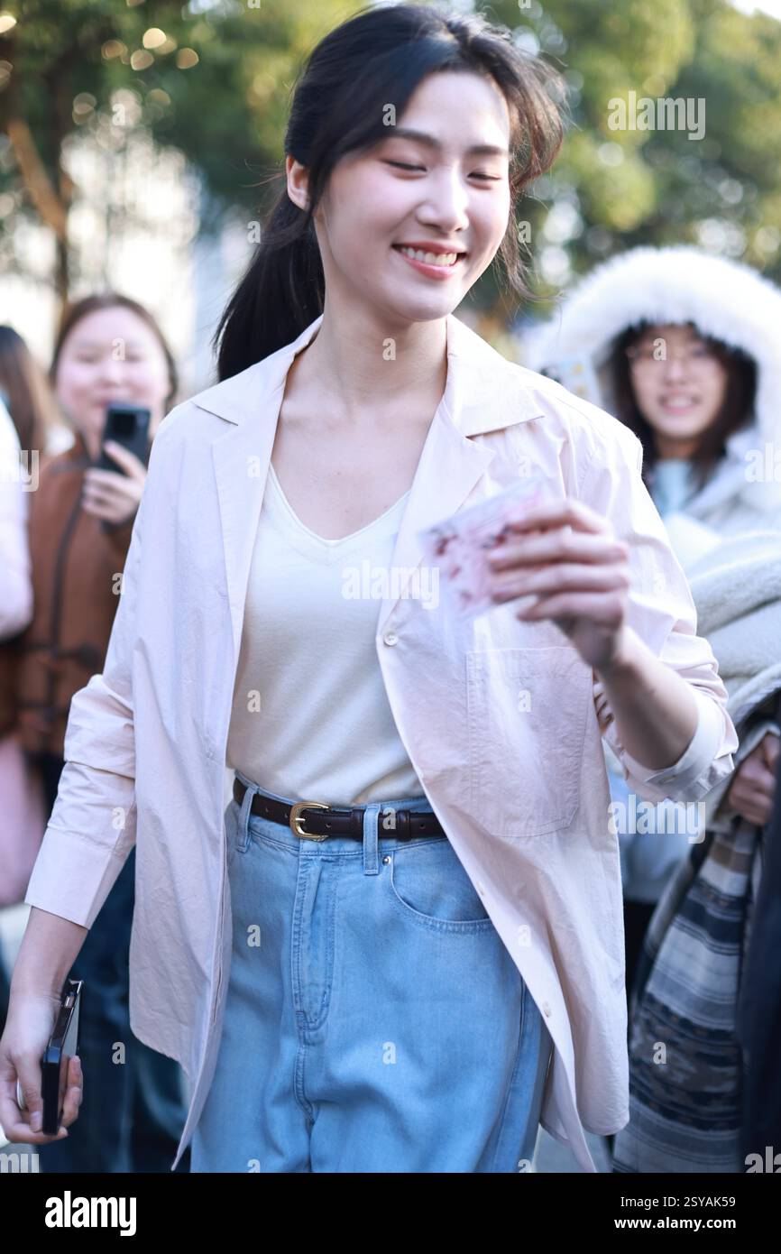 Chinese actress Lu Yuxiao appears in Shanghai, China, 24 February, 2025 ...