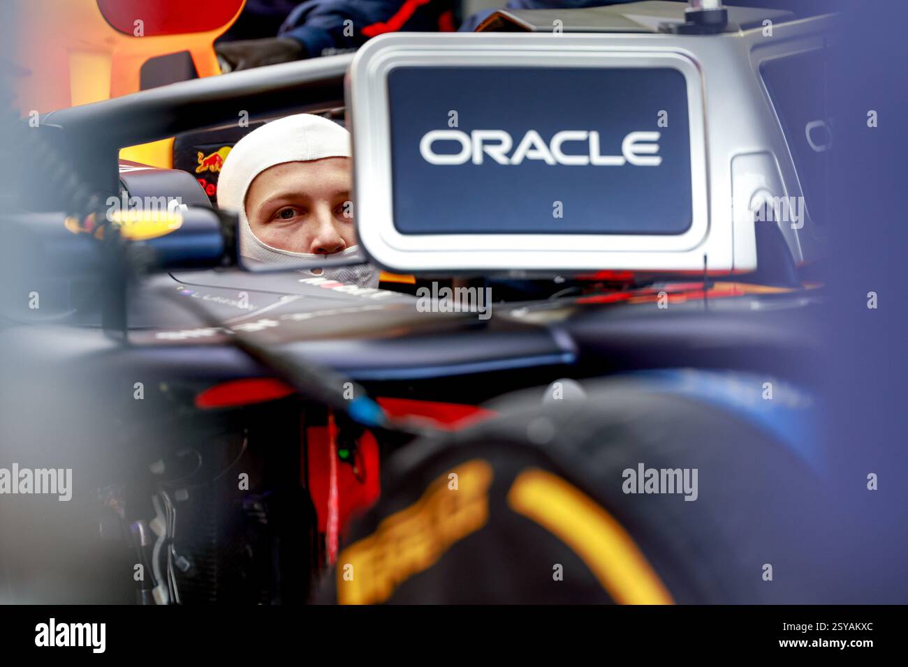LAWSON Liam (nzl), Red Bull Racing RB21, portrait, during the Formula 1 ...