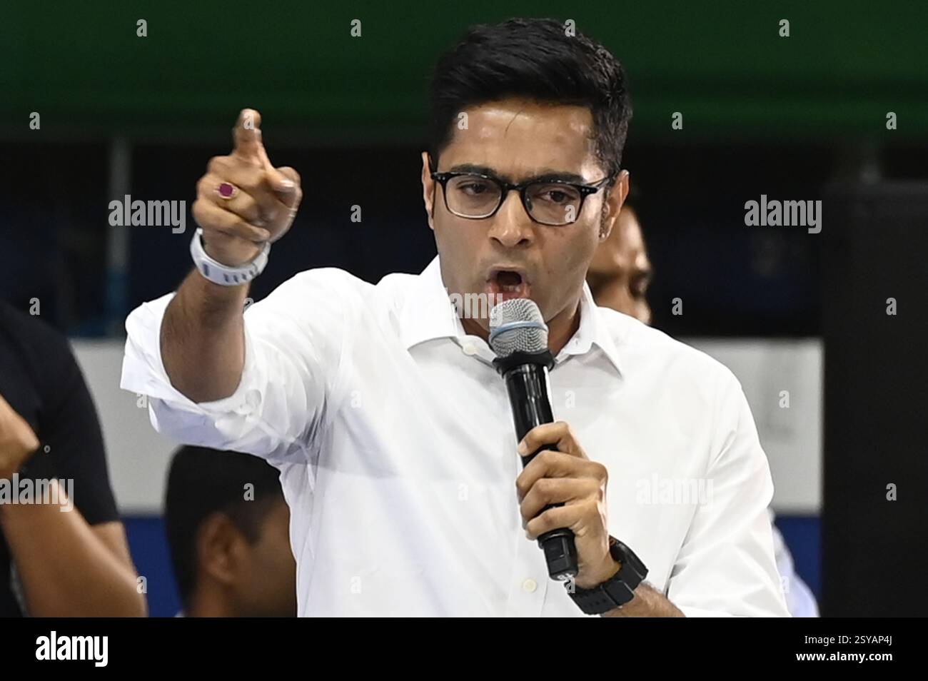 Kolkata, India. 27th Feb, 2025. KOLKATA, INDIA - FEBRUARY 27: Trinamool Congress (TMC) MP and ...