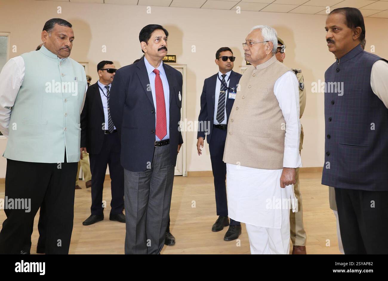 PATNA, INDIA - FEBRUARY 27: Bihar Chief Minister Nitish Kumar ...