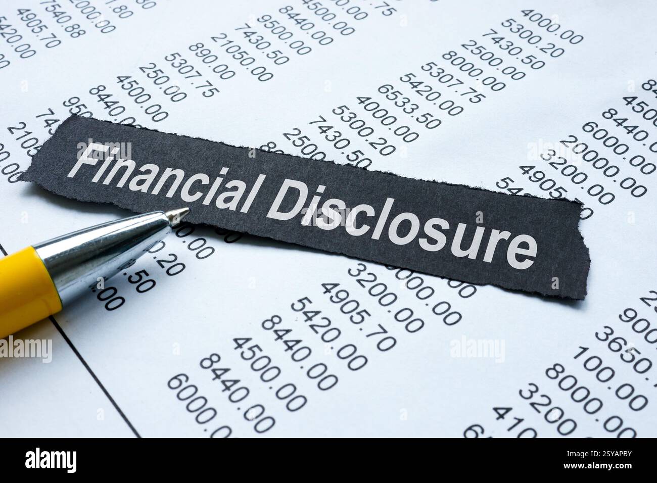 Documents labeled financial disclosure. Corporate accountability Stock ...