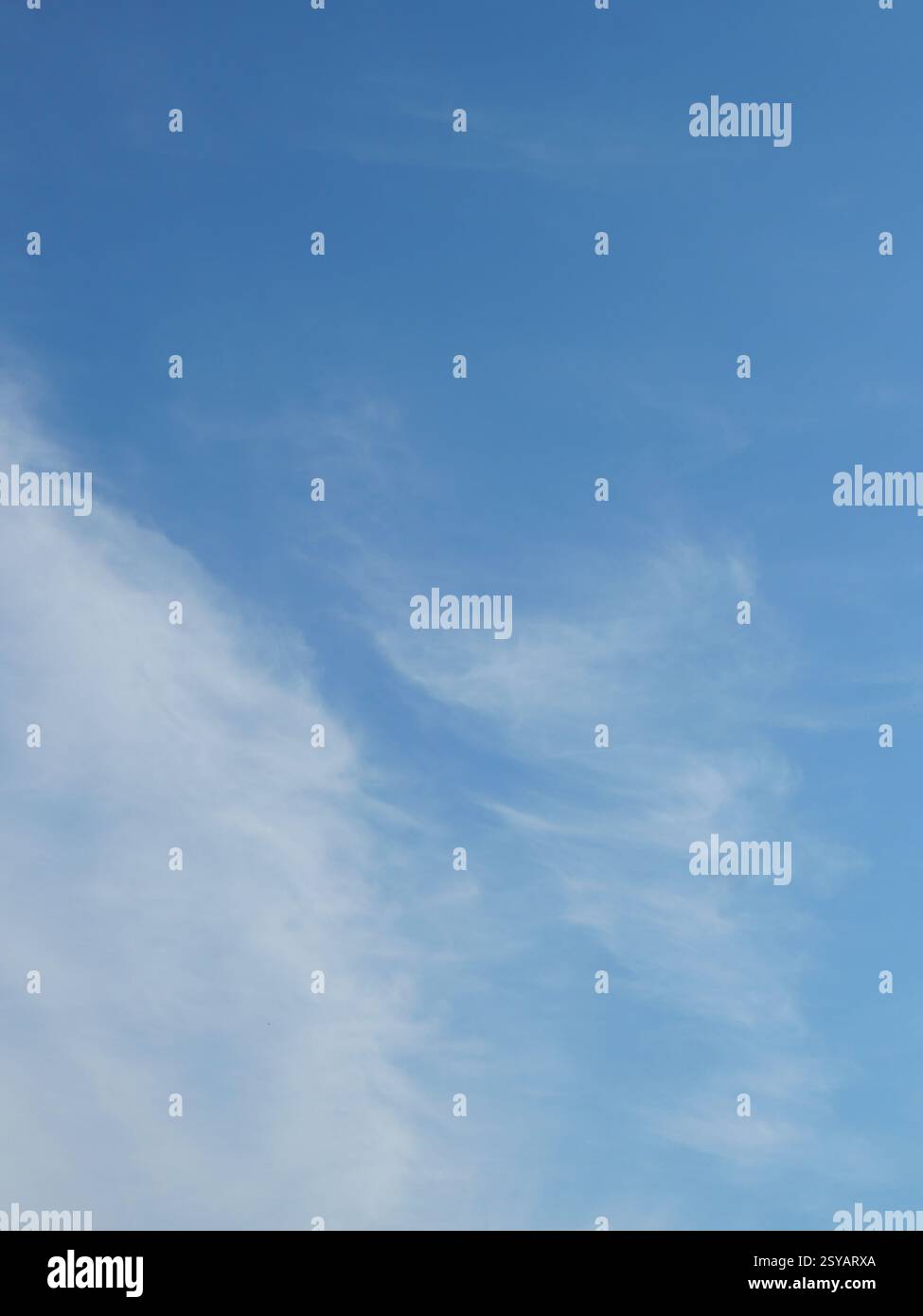 Stratus cloud on beautiful blue sky , Fluffy clouds formations at ...