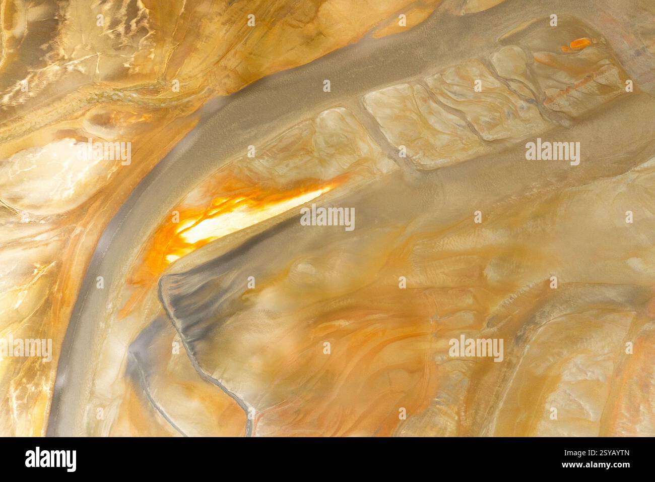 Captivating aerial photograph showcasing a multicoloured abstract ...