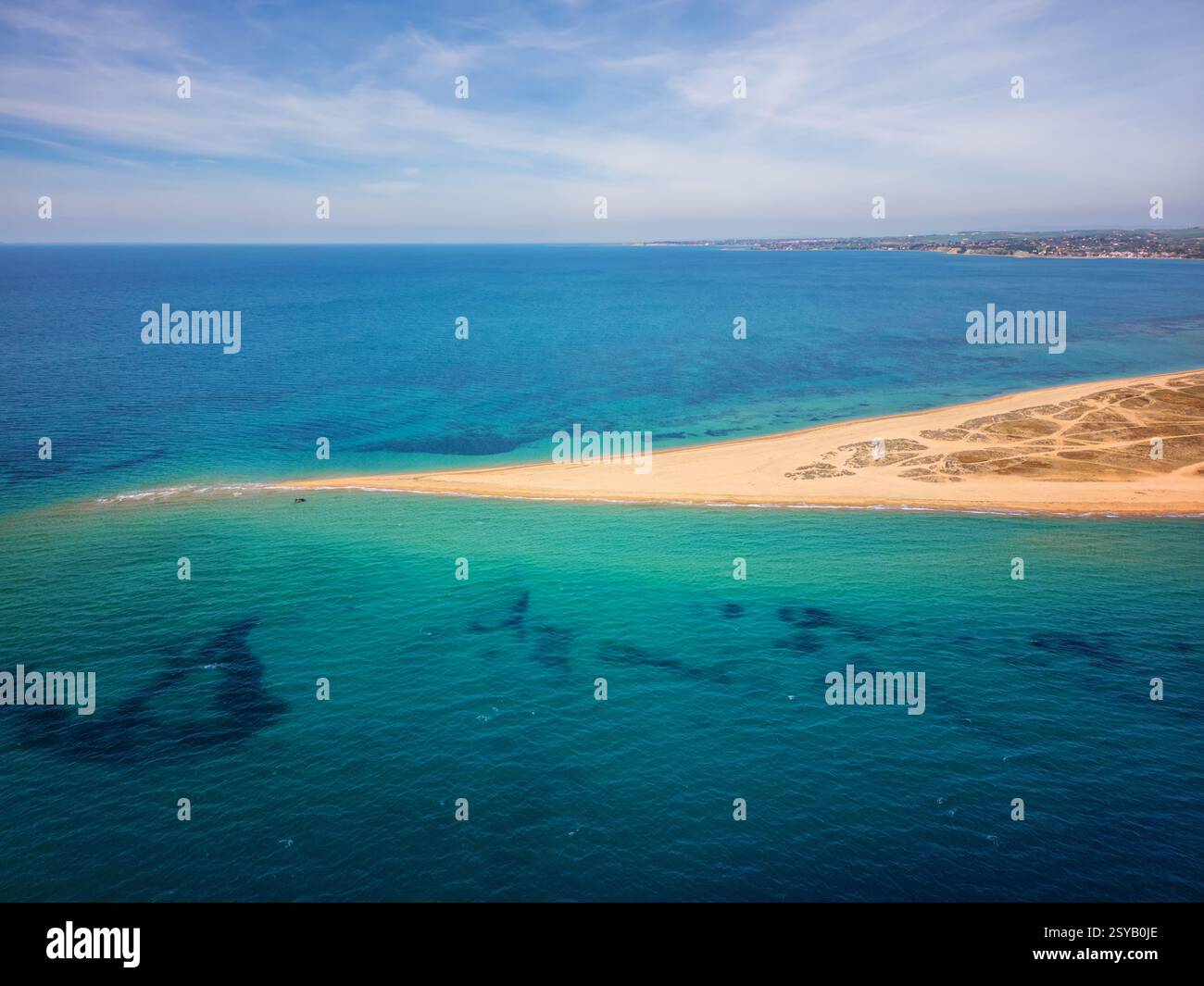 Panoramic coastal lagoon sandbar hi-res stock photography and images ...
